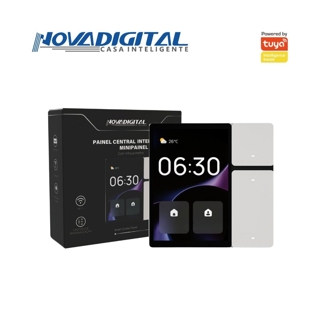 Painel Central Inteligente Minipainel - Com Infravermelho - Novadigital Smart