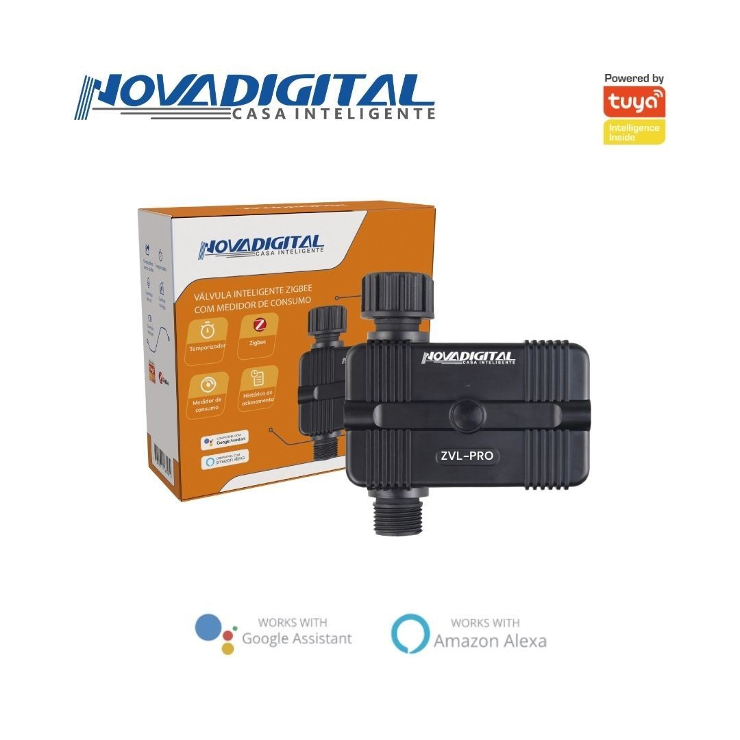 Válvula com Medidor - Novadigital Smart