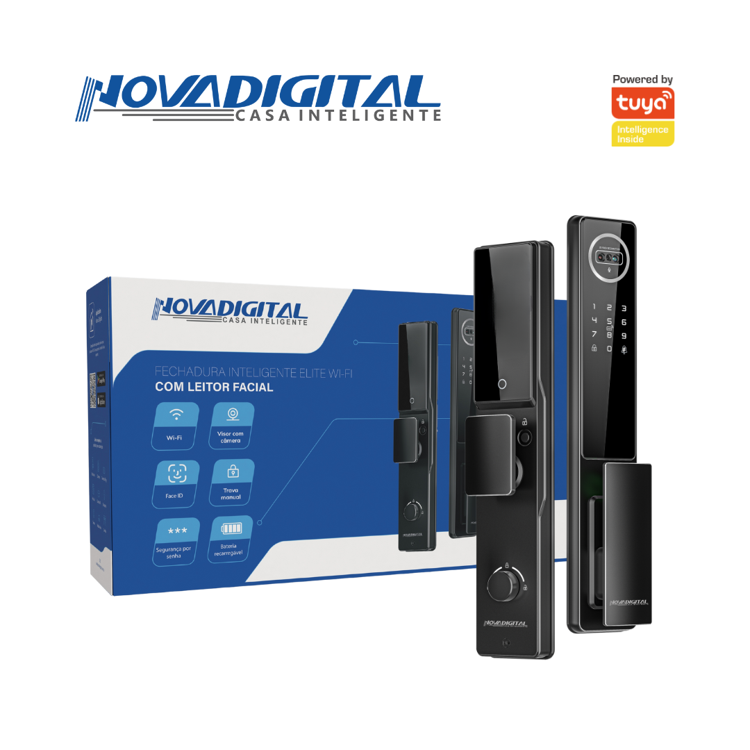 Fechadura Inteligente Elite Wi-Fi - Novadigital Smart