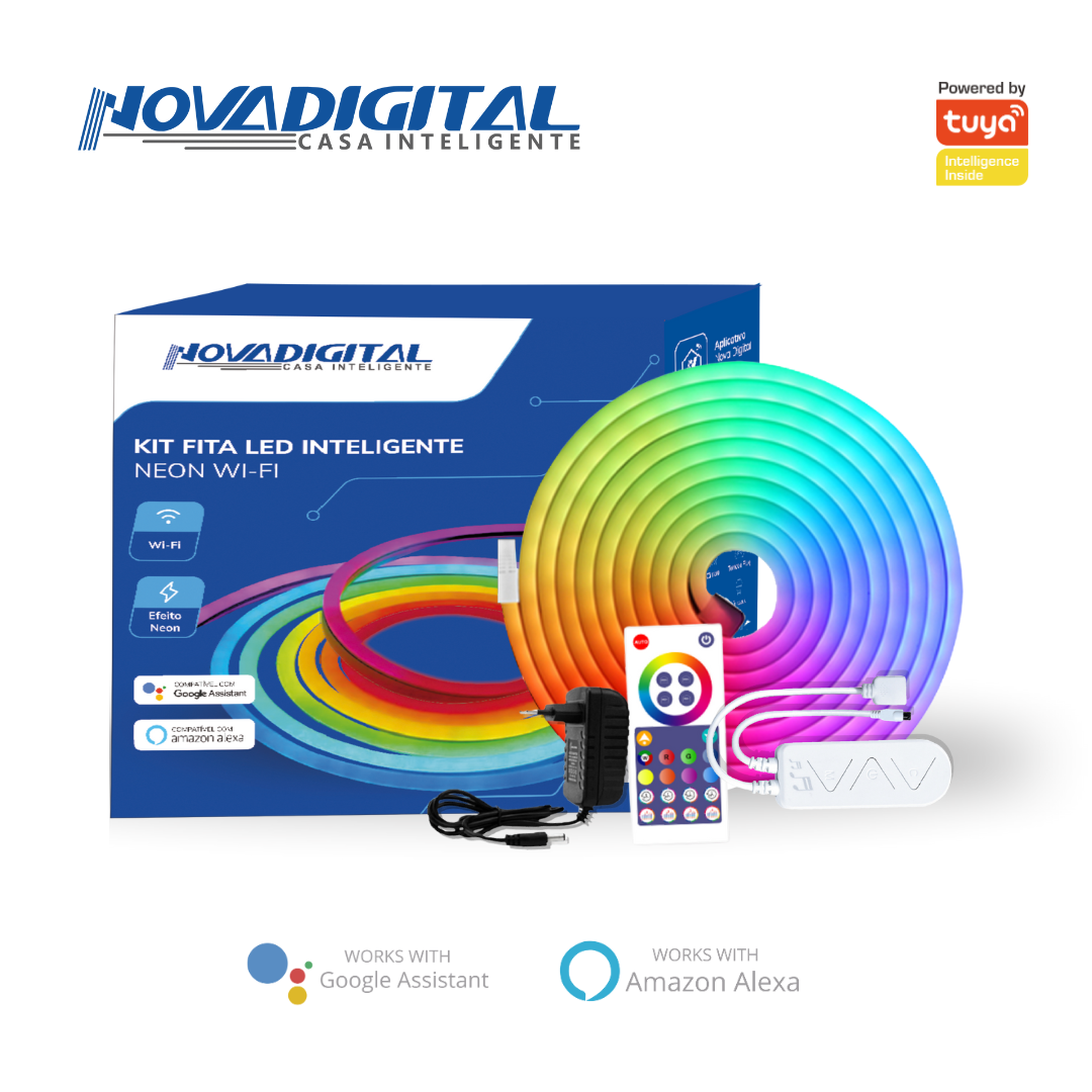 KIT Fita LED Dream Color NEON - Novadigital Smart