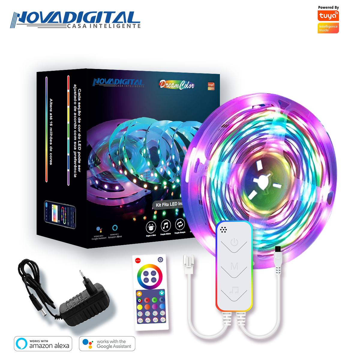 Kit Fita LED Inteligente Dream Color - Novadigital Smart
